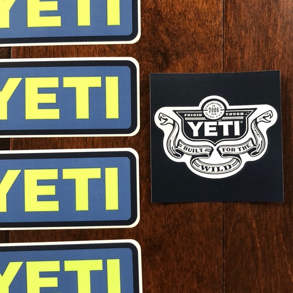 Yeti | Accents | Yeti Stickers | Poshmark